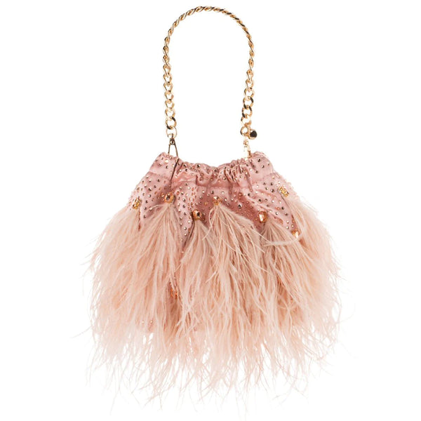 LIVVY FEATHER POUCH – Axell Rose